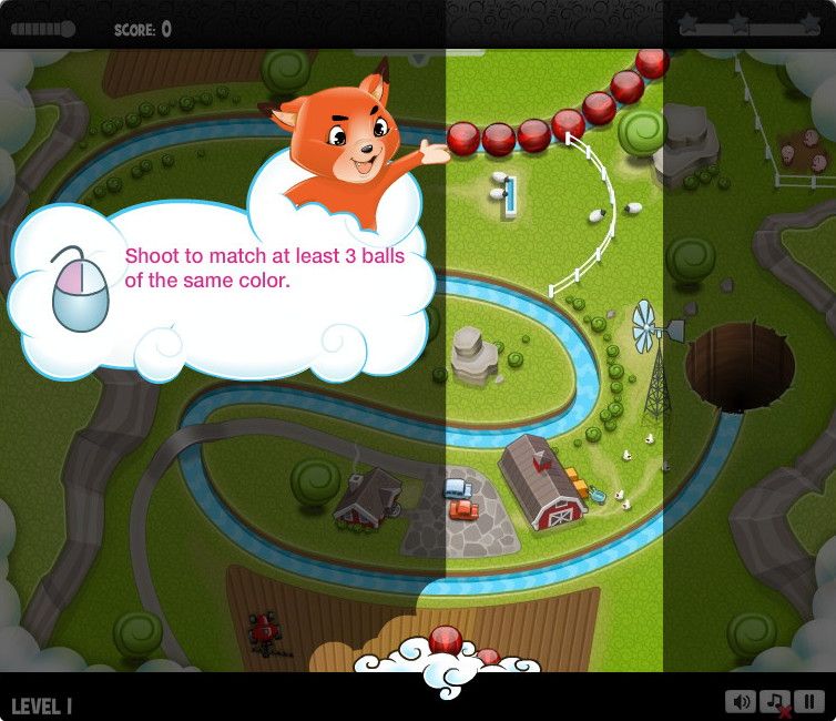 Screenshot of Hoop De Loop Saga (Browser, 2012) - MobyGames