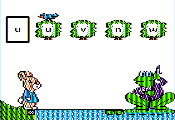 Screenshot of Beatrix Potter's Peter Rabbit Reading (Apple II, 1985) - MobyGames