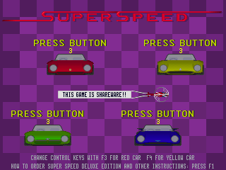 Screenshot of Super Speed (DOS, 1995) - MobyGames