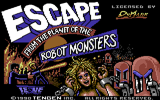 Screenshot of Escape from the Planet of the Robot Monsters (Commodore ...