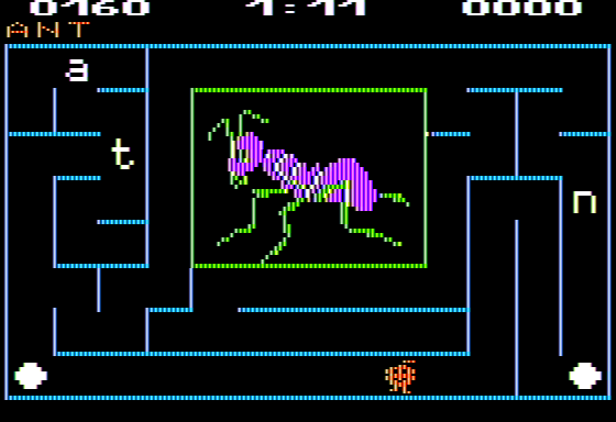 Screenshot of Alphabet Zoo (Apple II, 1983) - MobyGames