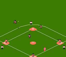 Screenshot of Tecmo Baseball (NES, 1989) - MobyGames