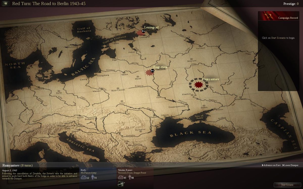 Screenshot of Unity of Command: Red Turn (Windows, 2013) - MobyGames