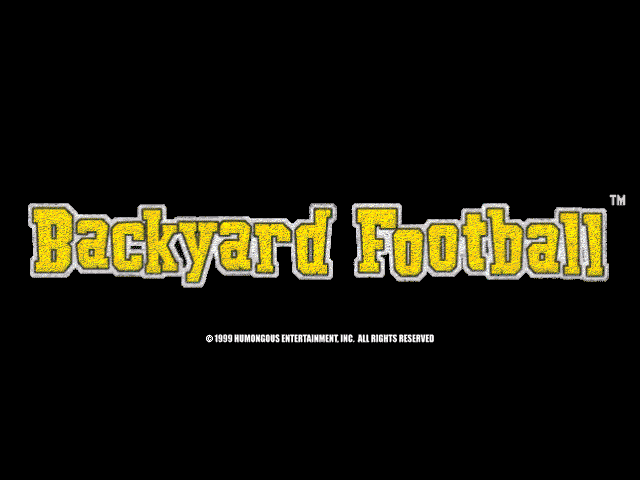 Screenshot of Backyard Football (Windows, 1999) - MobyGames