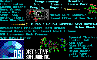 Screenshot of Teenage Mutant Ninja Turtles: Manhattan Missions (DOS ...