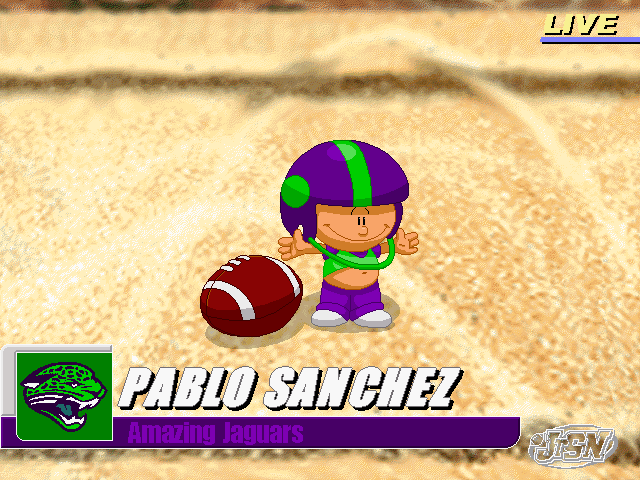 Screenshot of Backyard Football (Windows, 1999) - MobyGames