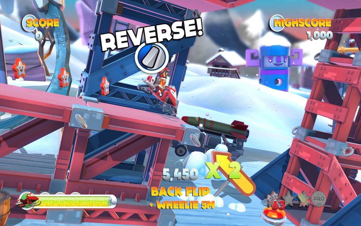 Screenshot of Joe Danger 2: The Movie (Windows, 2012) - MobyGames