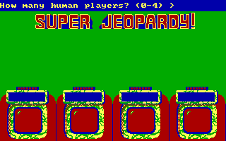 Screenshot of Super Jeopardy! (DOS, 1991) - MobyGames
