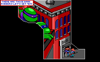 Screenshot of Teenage Mutant Ninja Turtles: Manhattan Missions (DOS ...