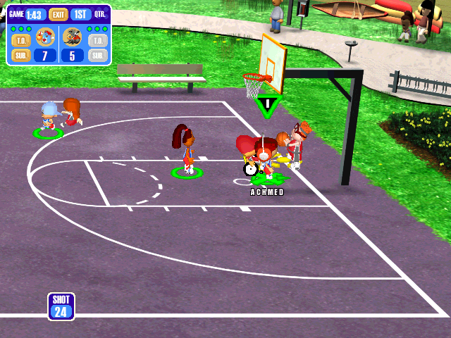 Screenshot of Backyard Basketball (Windows, 2001) - MobyGames