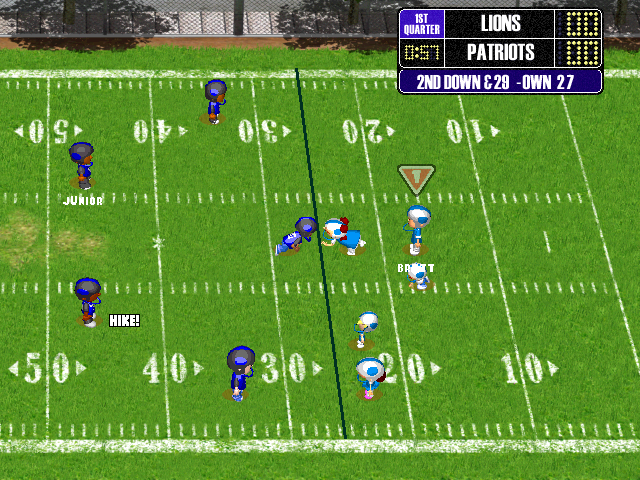 Screenshot of Backyard Football 2002 (Windows, 2001) - MobyGames