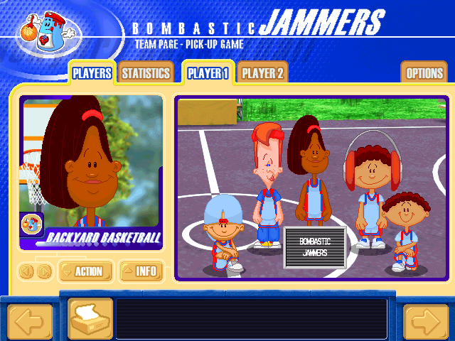 Screenshot of Backyard Basketball (Windows, 2001) - MobyGames