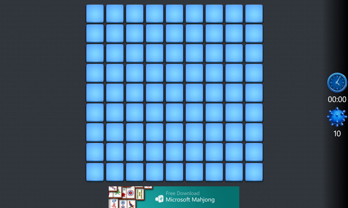 Screenshot of Microsoft Minesweeper (Windows Phone, 2012) - MobyGames