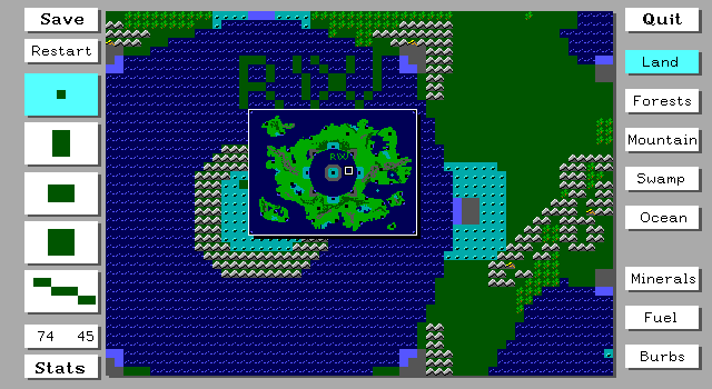 Screenshot of Global Conquest (DOS, 1992) - MobyGames