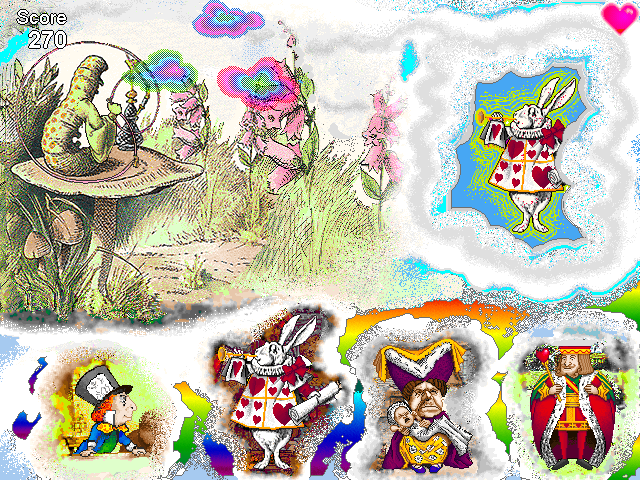 Screenshot of Alice in Wonderland (Windows 3.x, 1995) - MobyGames