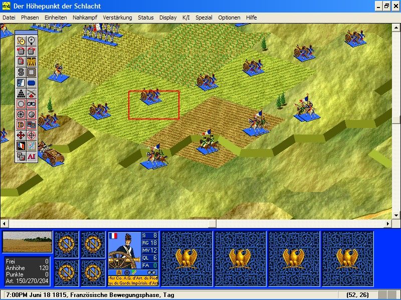 Screenshot of Battleground 3: Waterloo (Windows, 1996) - MobyGames