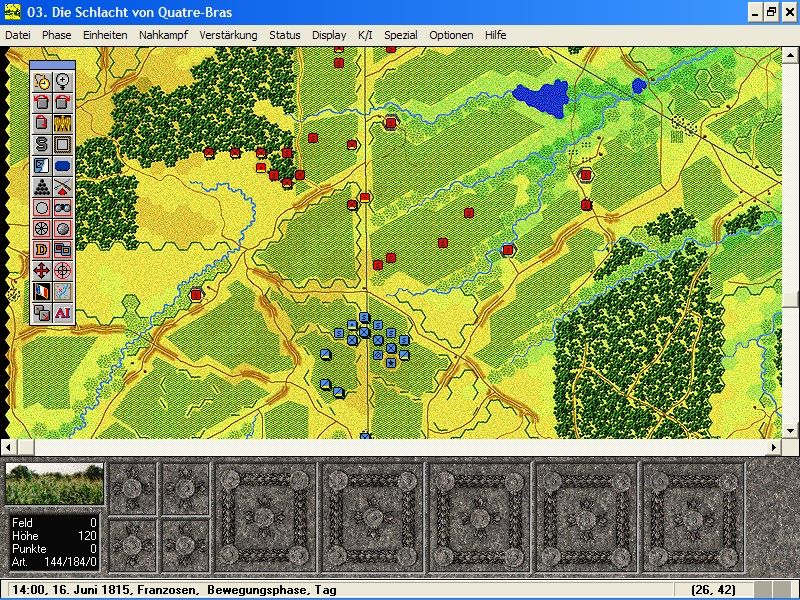 Screenshot of Battleground 8: Prelude to Waterloo (Windows, 1997 ...
