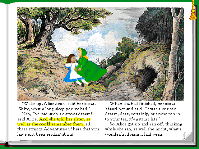 Screenshot of Alice in Wonderland (Windows 3.x, 1995) - MobyGames