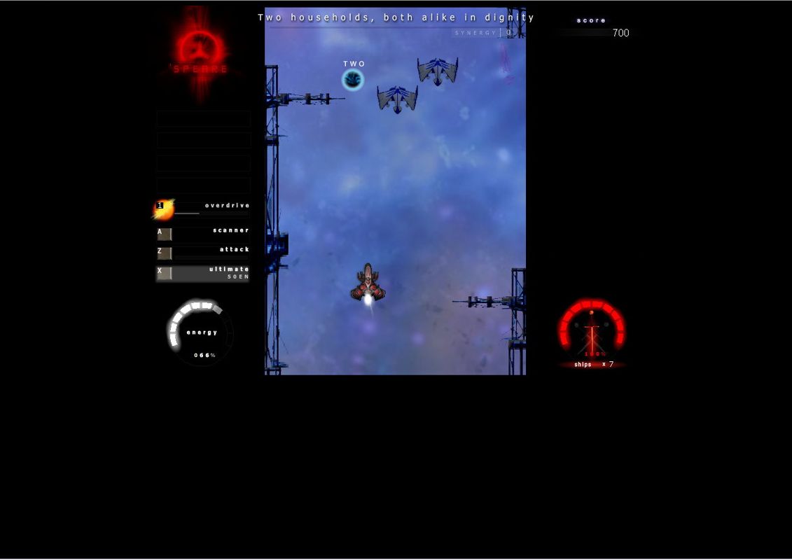 Screenshot of 'Speare (Browser, 2007) - MobyGames