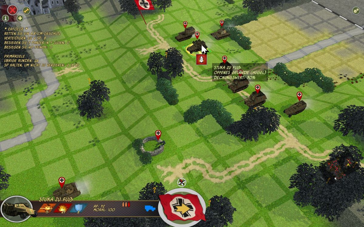 Screenshot of Battle Academy: Rommel in Normandy (Windows, 2013 ...