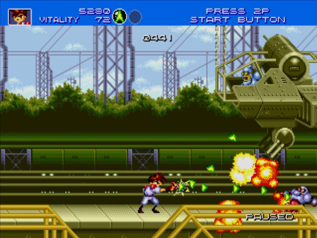 Screenshot of Gunstar Heroes (Windows, 1993) - MobyGames