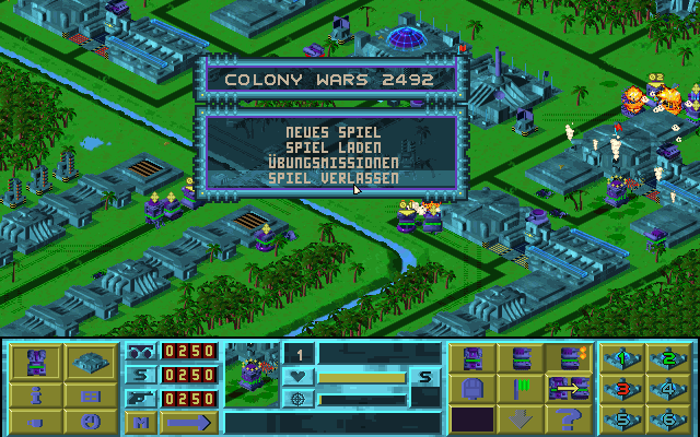 Screenshot of Colony Wars 2492 (DOS, 1996) - MobyGames