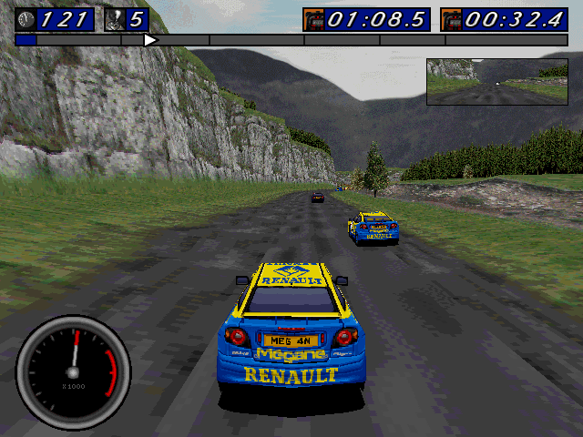Screenshot of Rally Championship: The X-Miles (DOS, 1997) - MobyGames