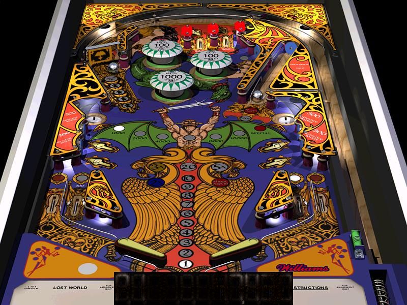 Screenshot of Williams Pinball Classics (Windows, 2001) - MobyGames