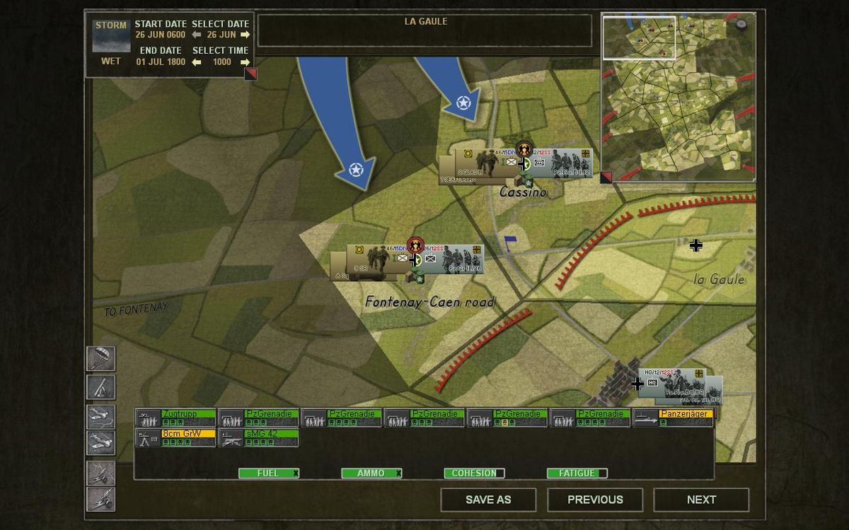 Screenshot of Close Combat: Gateway to Caen (Windows, 2014) - MobyGames