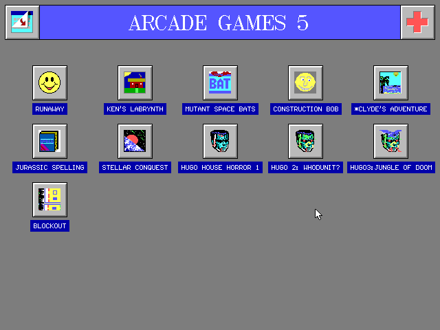 Screenshot of Best of Mega Games (DOS, 1996) - MobyGames