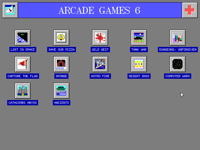 Screenshot of Best of Mega Games (DOS, 1996) - MobyGames