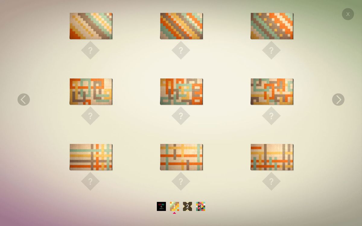 Screenshot of Kami (Windows, 2013) - MobyGames