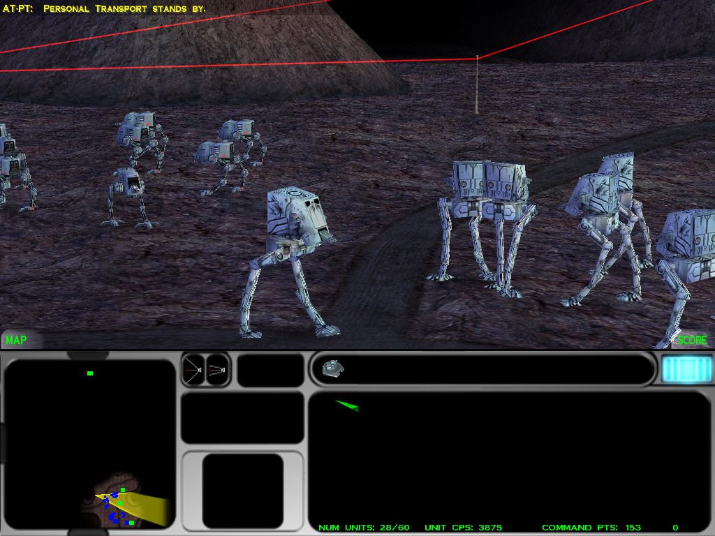 Screenshot of Star Wars: Force Commander (Windows, 2000) - MobyGames