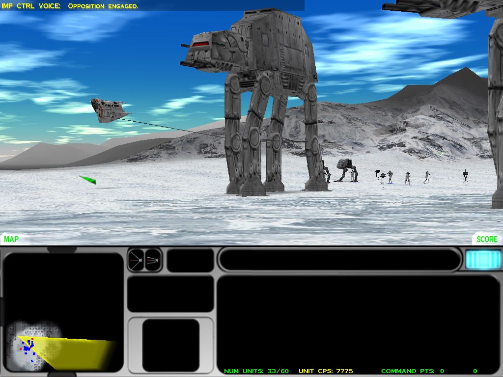 Screenshot of Star Wars: Force Commander (Windows, 2000) - MobyGames