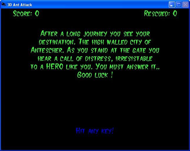 Screenshot of Ant Attack PC (Windows, 2000) - MobyGames