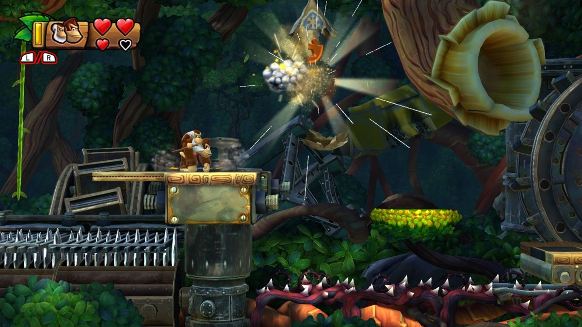 Screenshot of Donkey Kong Country: Tropical Freeze (Wii U, 2014 ...