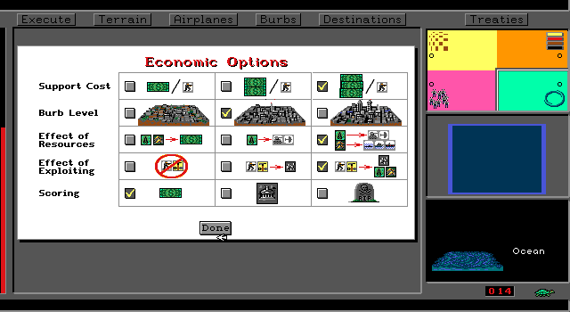 Screenshot of Global Conquest (DOS, 1992) - MobyGames