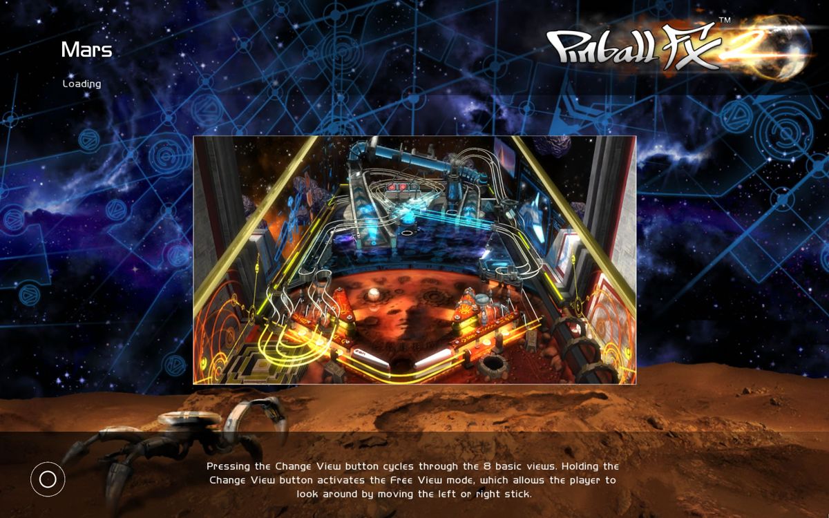 Screenshot of Pinball FX2: Mars (Windows, 2011) - MobyGames