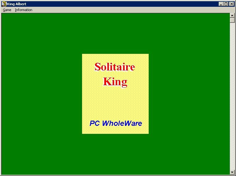 Solitaire King: King Albert (1995) - MobyGames