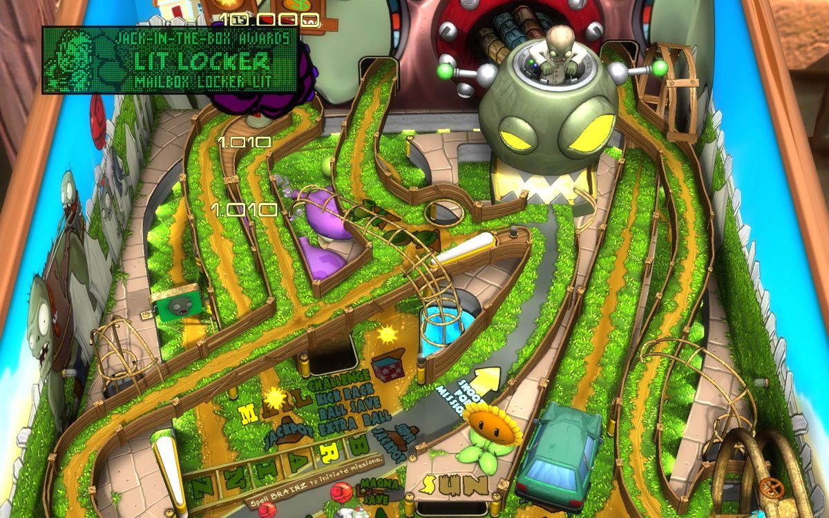 Screenshot of Pinball FX2: Plants vs. Zombies (Windows, 2012) - MobyGames