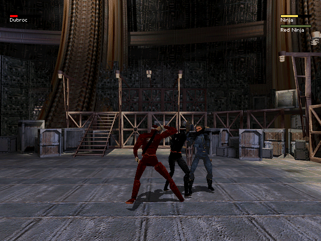 Screenshot of Queen: The eYe (DOS, 1998) - MobyGames