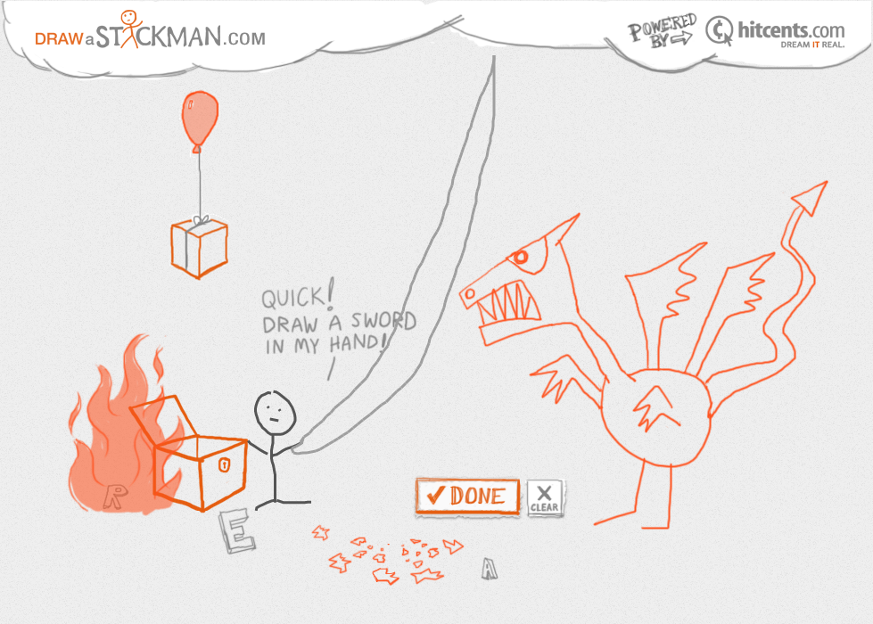 Screenshot of Draw a Stickman (Browser, 2011) - MobyGames
