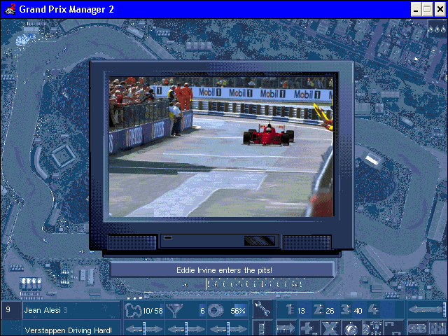 Screenshot of Grand Prix Manager 2 (Windows, 1996) - MobyGames