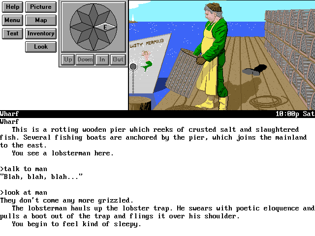 Screenshot of Steve Meretzky's Spellcasting 301: Spring Break (DOS, 1992) - MobyGames