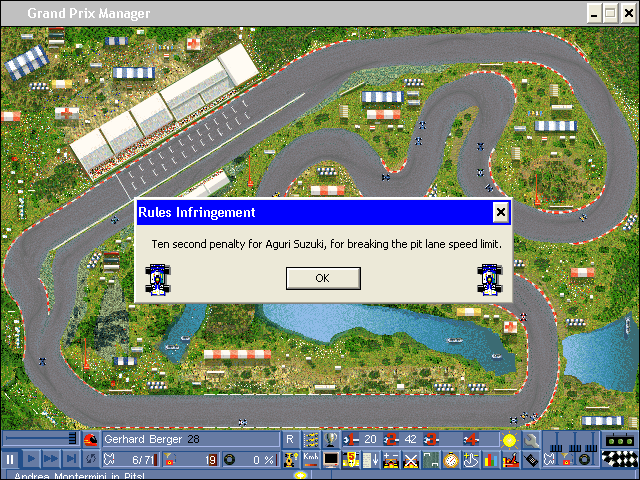 Screenshot of Grand Prix Manager (Windows 3.x, 1995) - MobyGames