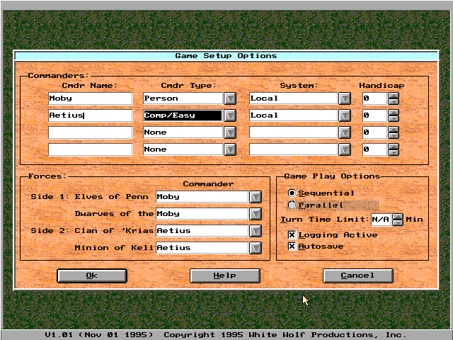 Screenshot of Empire II: The Art of War (DOS, 1995) - MobyGames