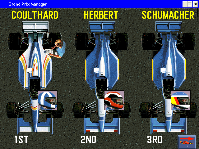 Screenshot of Grand Prix Manager (Windows 3.x, 1995) - MobyGames