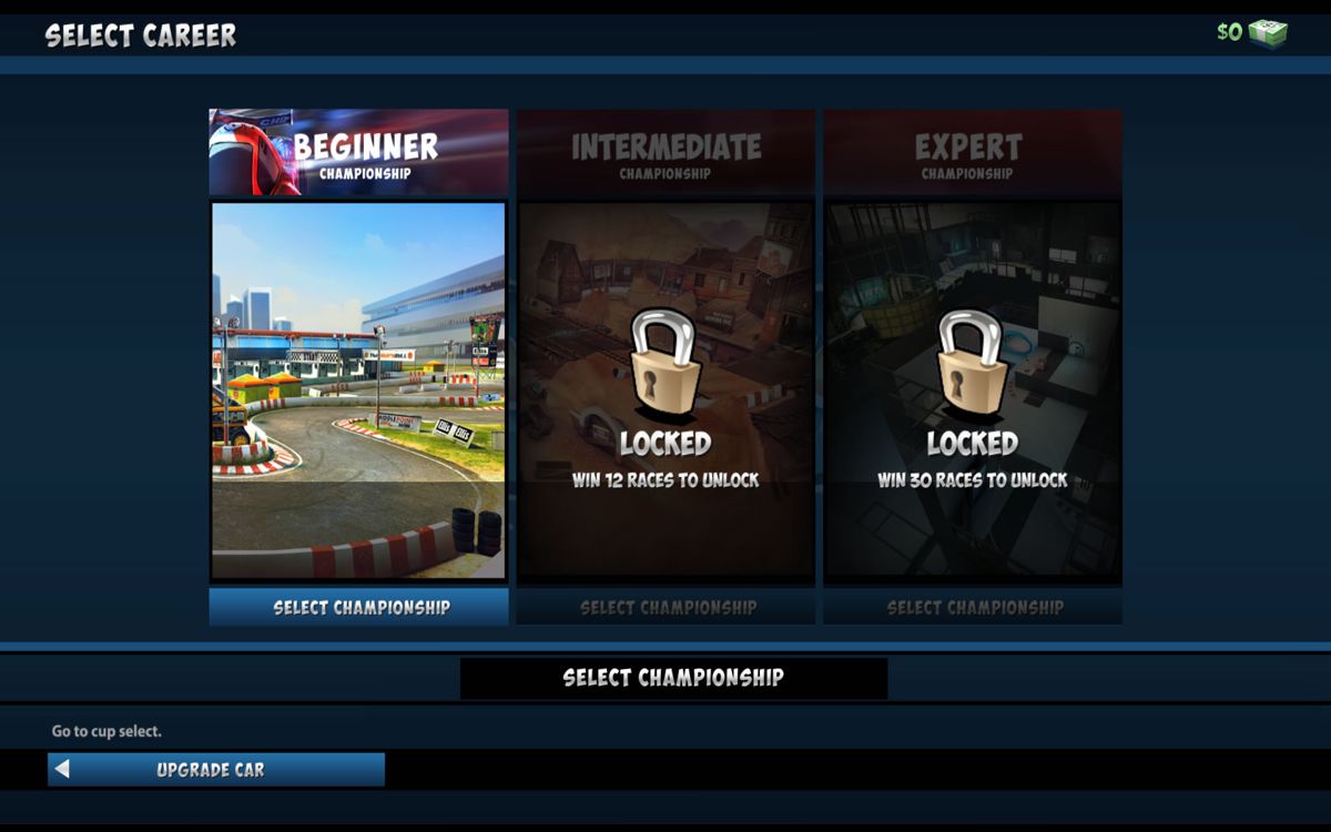 Screenshot of Mini Motor Racing (Windows, 2011) - MobyGames