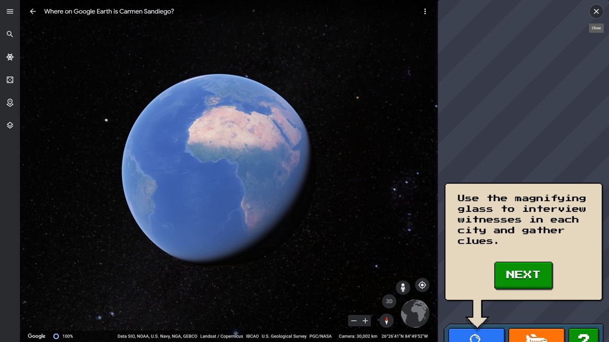 Screenshot of Where On Google Earth Is Carmen Sandiego?: The Crown ...