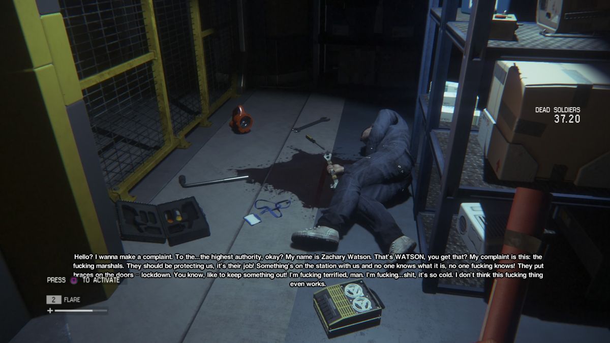 Screenshot of Alien: Isolation (PlayStation 4, 2014) - MobyGames